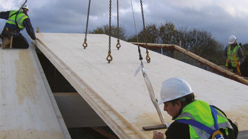Construire en CLT | Panneaux lamellé croisé en bois massif